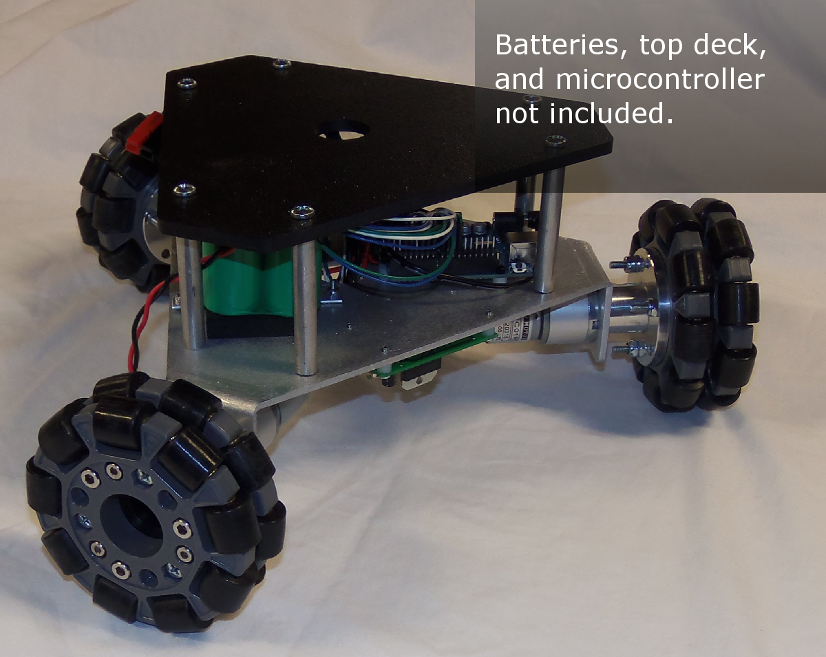 IG32 Programmable Triangular Omni Wheel Vectoring Robot Development Platform