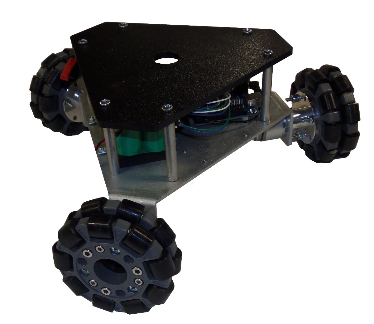 IG32 Triangular Omni Wheel Vectoring Robot Platform